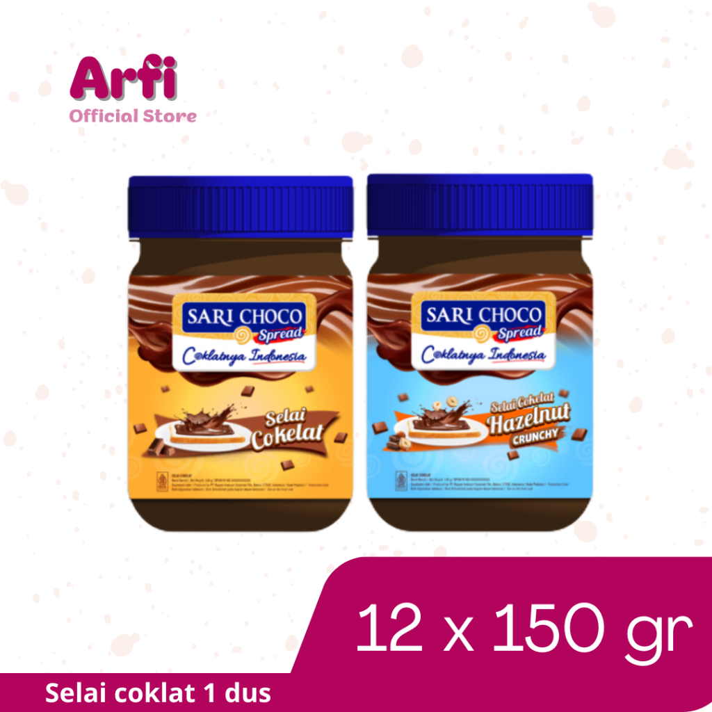 Sari Choco Spread in 1 carton jar packaging | Shopee Malaysia