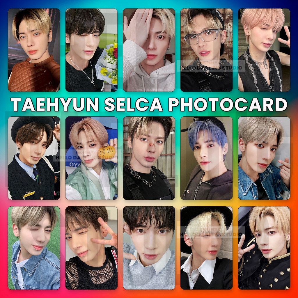 10 Pcs TXT Kang Taehyun Selca Photocard set. Unofficial. Fan Made ...