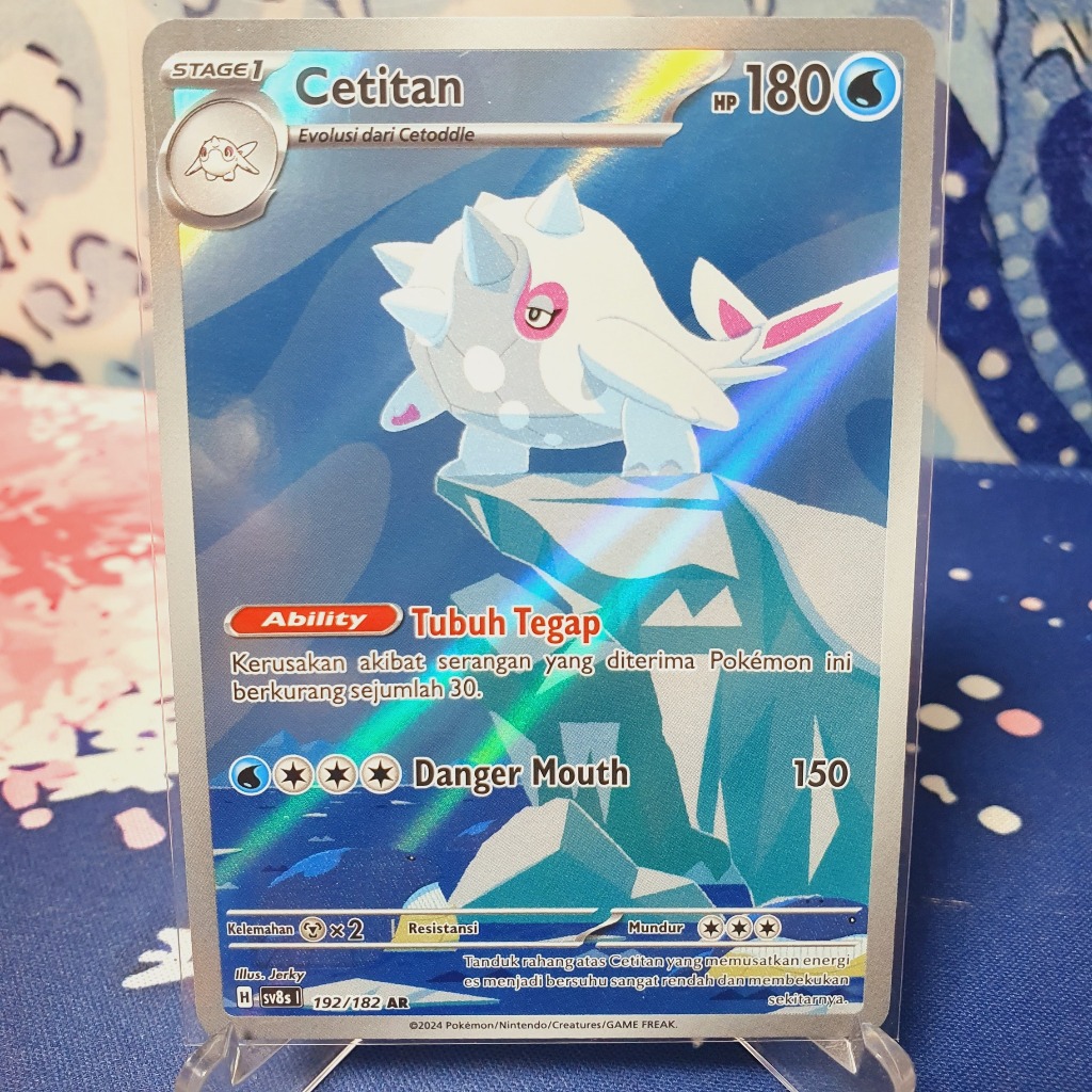 Cetitan AR sv8s 192/182 Pokemon TCG Indonesia Flash Constellation ...