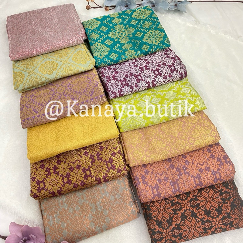 Wrap the latest color songket // subordinate songket // wrap songket ...