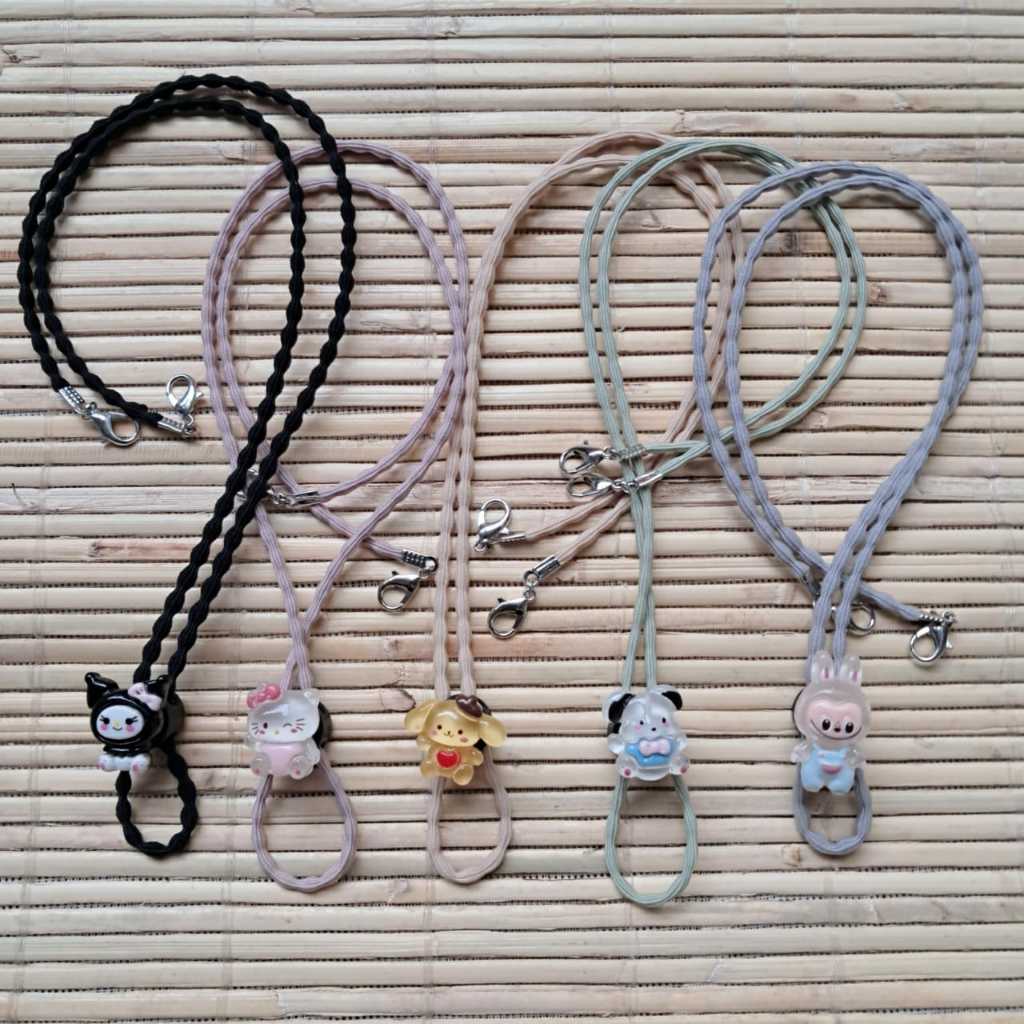 Cute CHARACTER RICE STRAP MASK CONNECTOR / 2IN 1 MASK STRAP SN0735 ...