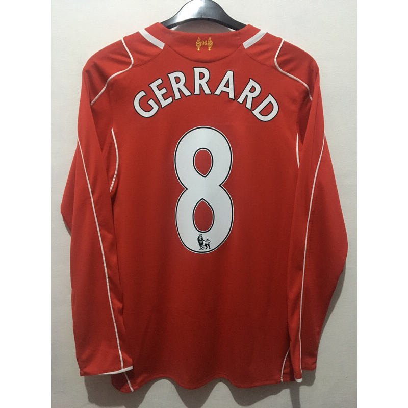 Original LFC Jersey Home 2014-2015 Long Sleeve (Gerrard 8) | Shopee ...