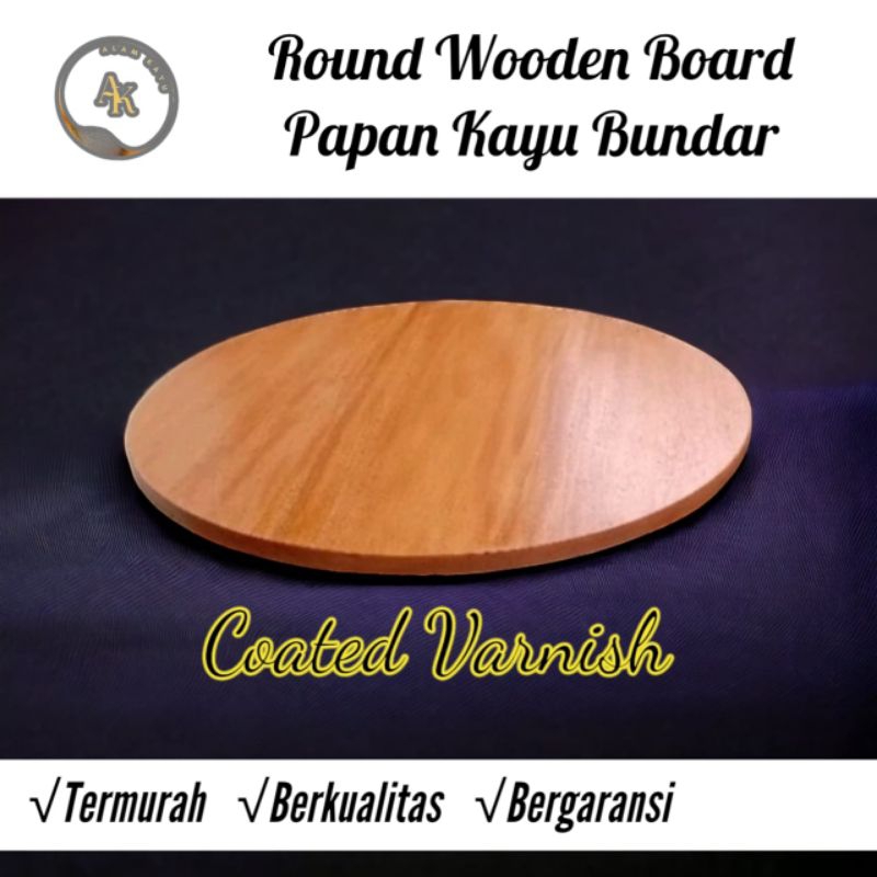 Round wooden board DM 30-70 cm round wood table mahogany round table ...