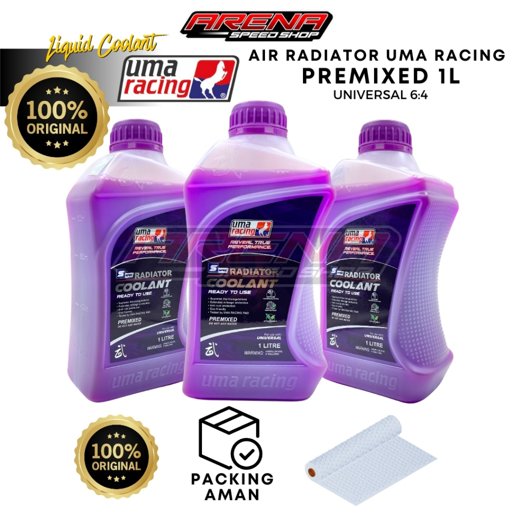 UMA Racing Premixed Radiator Coolant 1L - Air Radiator Universal Liquid ...