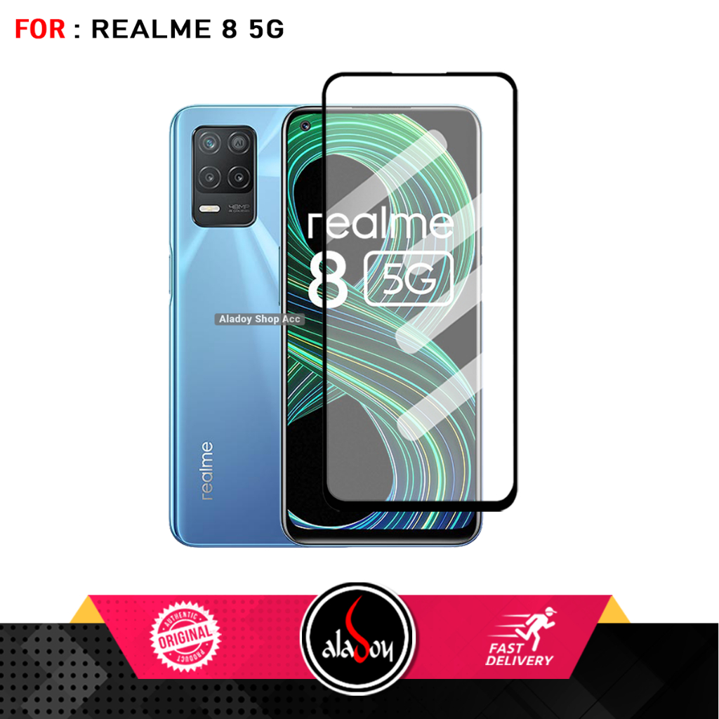 Tempered Glass Realme 8 5G Anti-Scratch Anti-Static Screen Protector ...