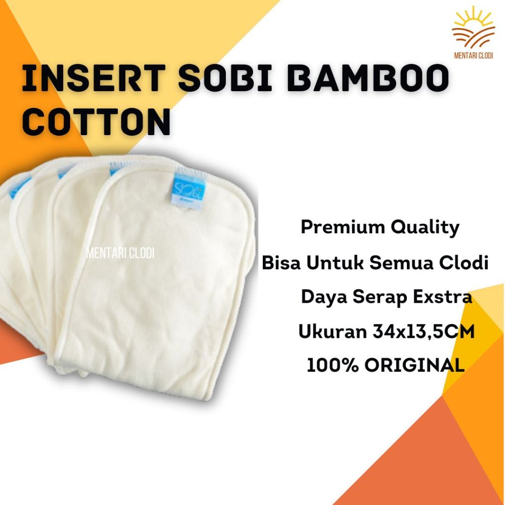 Original Insert Bamboo Clodi Sobi Cloth Diapers for Children Baby ...
