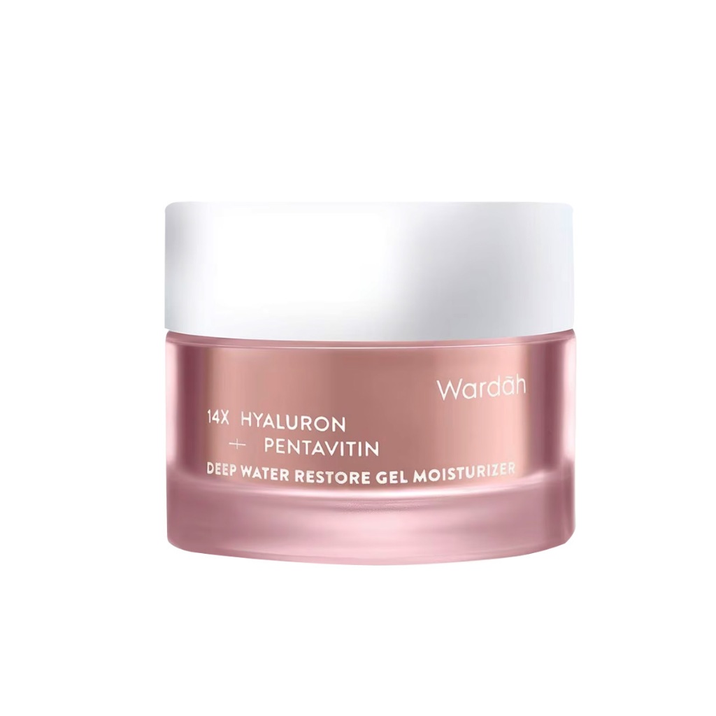 Wardah Hydra Rose 14X Hyaluron + Pentavitin Deep Water Restore Gel ...