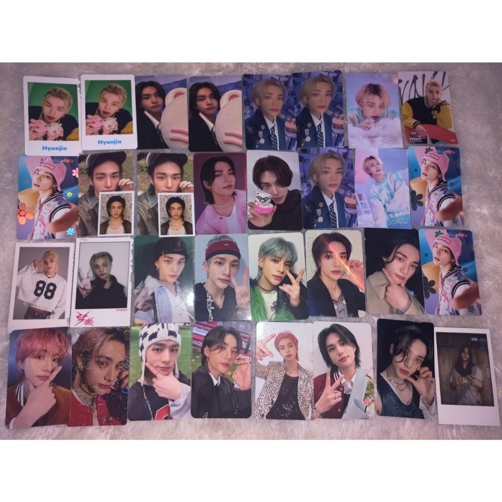 Official Photocard Hyunjin Stray Kids SKZ Magic School Ate 5 Rock Star LD SWKR Appmus Makestar ...
