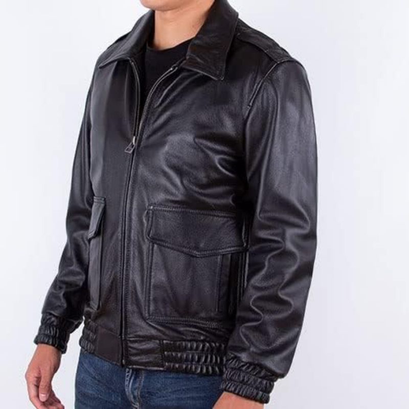 Pilot leather jacket | Shopee Malaysia