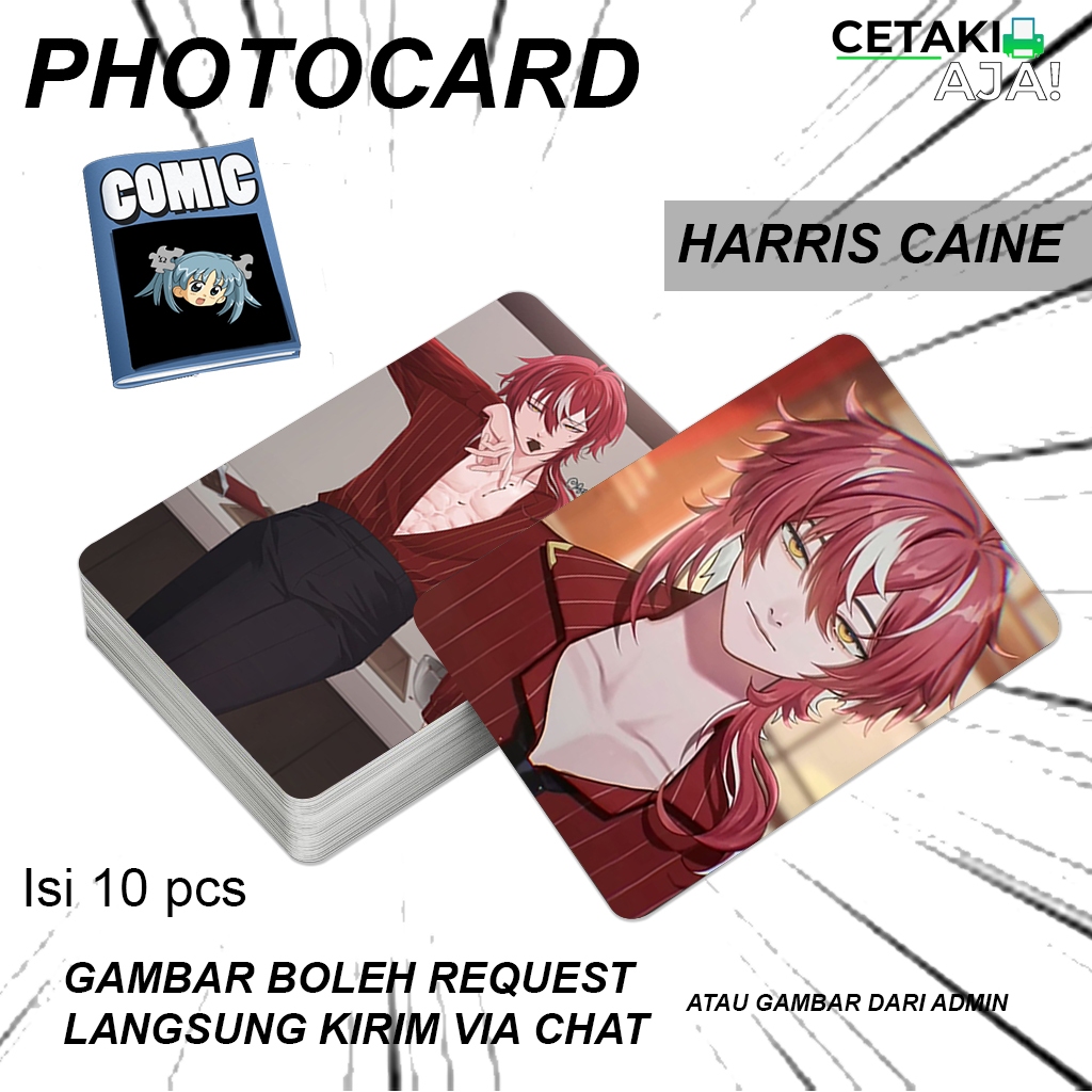 PRINT PHOTOCARD 2R 1 SIDE WITH THE BEST QUALITY IMAGE PCH VTUBER ...