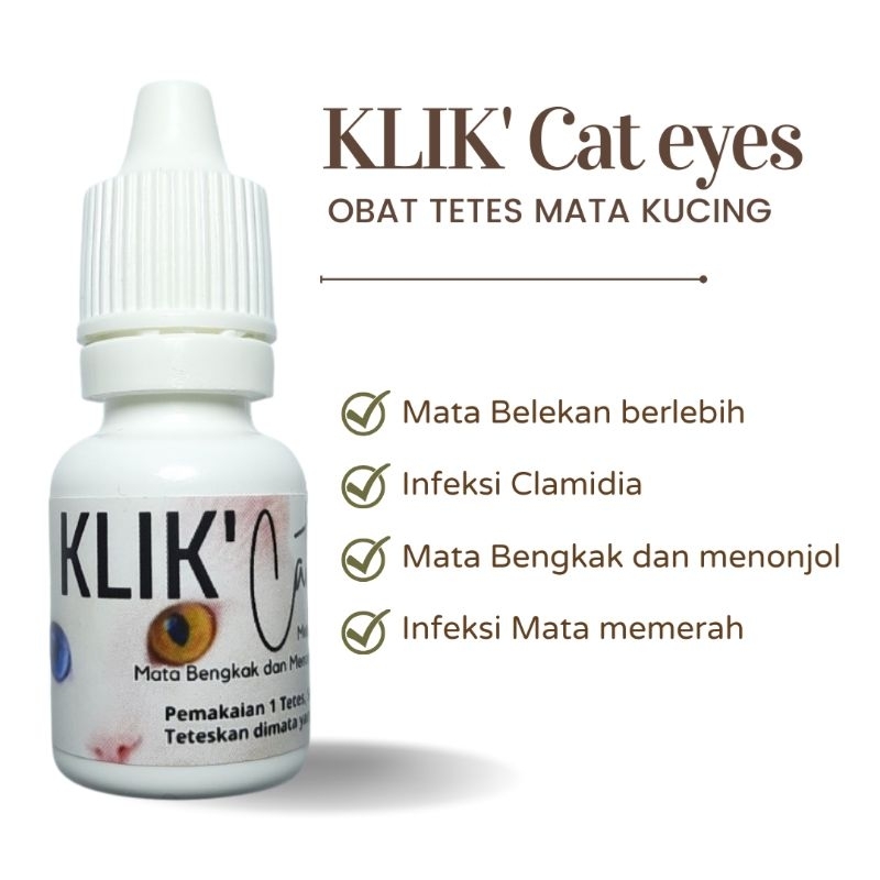 MATA Cat Eye Drops Click cat eyes Chlamydia Infection 5 ml | Shopee ...