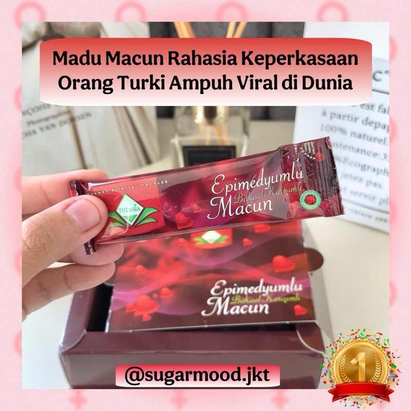 Honey Macun Wonderfull and Epimedyumlu Honey Sachet Türkiye | Shopee ...