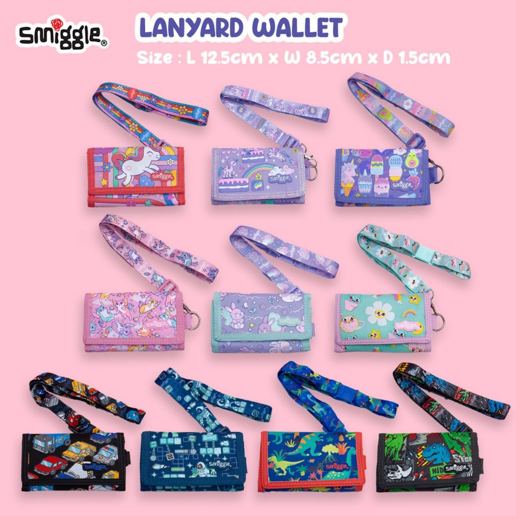 SMIGGLE BLAST/ LETS PLAY JUNIOR LANYARD WALLETS children's wallet ...