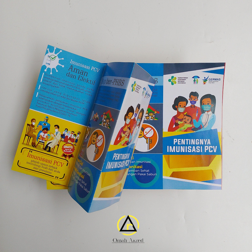 Pcv Immunization Penty Leaflet - Child Immunization - Posyandu - Midwifery - Health | Shopee ...