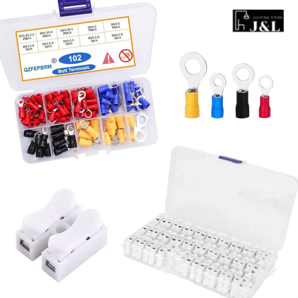 Electrical Cable Terminal Connector Set 2 Line Cable Connection ...