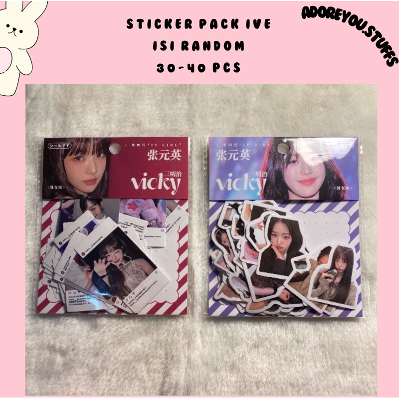 Sticker PACK IVE STICKER DECO FREEBIES KPOP | Shopee Malaysia