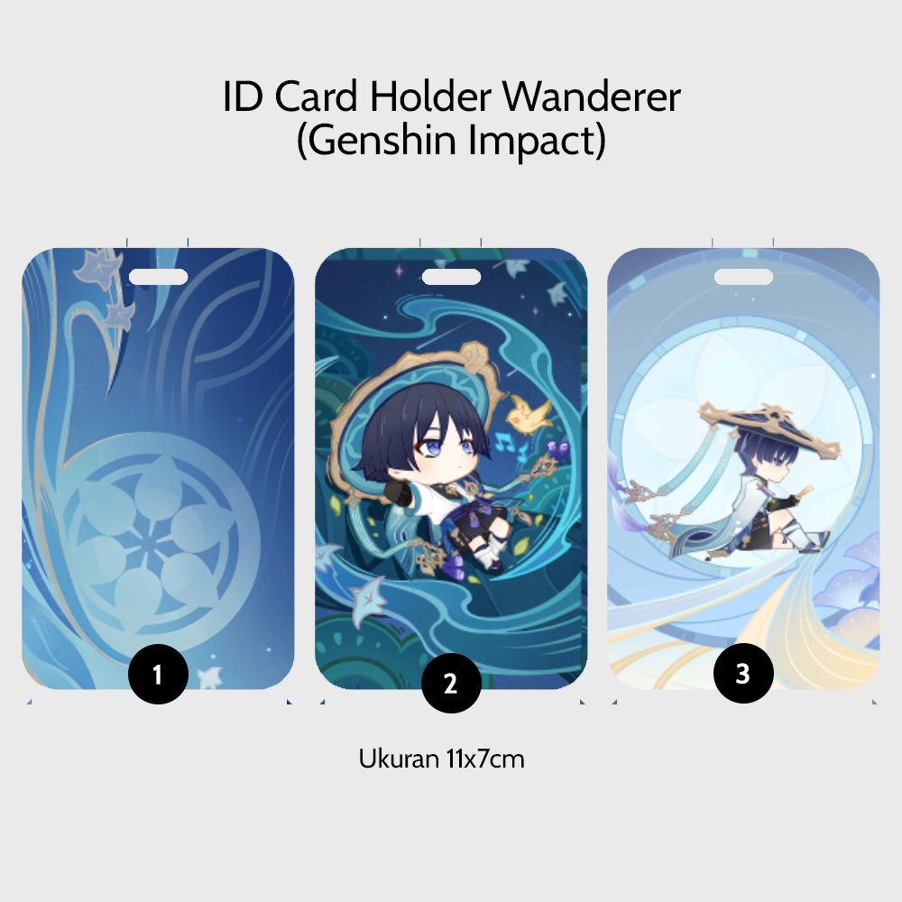 [Genshin] Id Card Holder Photocard Holder Wanderer Scaramouche Genshin ...
