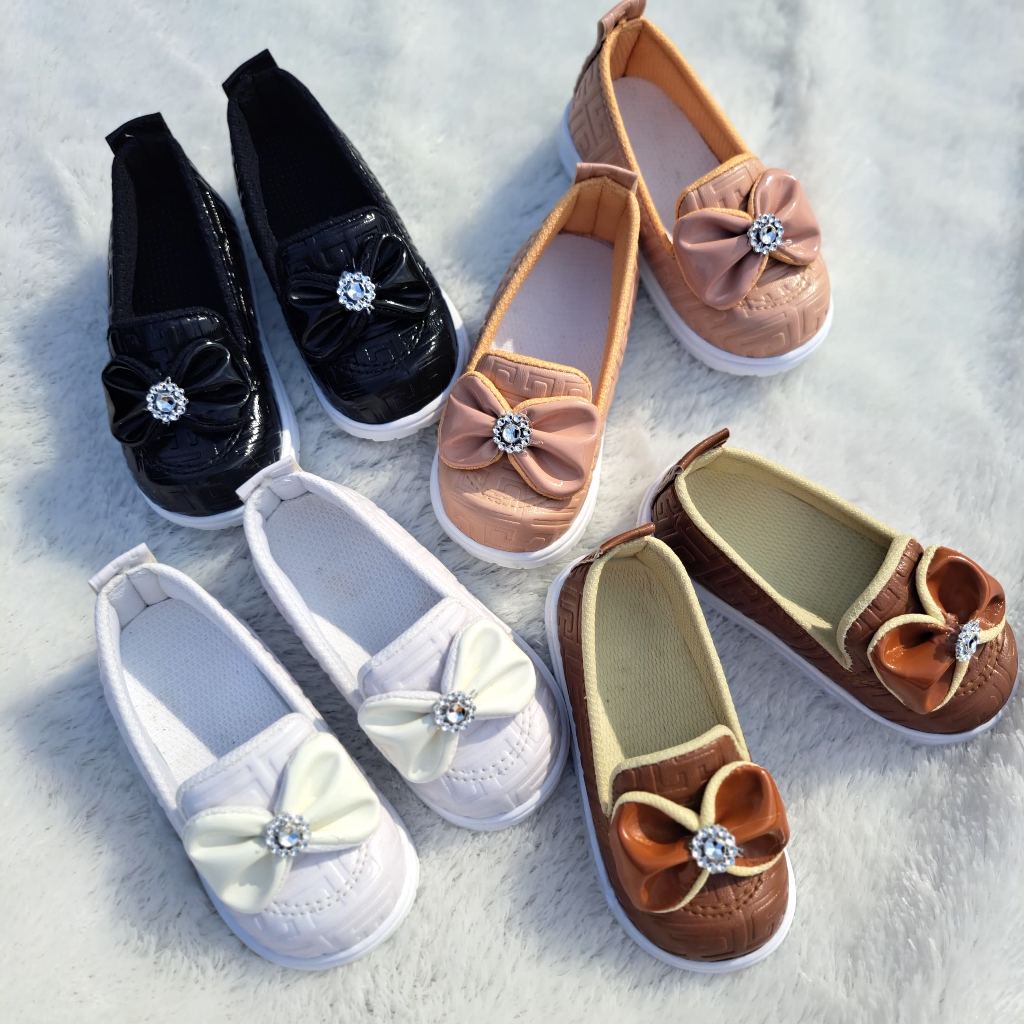 Vinandoz SOP07 Girls Party Shoes Age 1 - 3 years - Children's Slip On ...