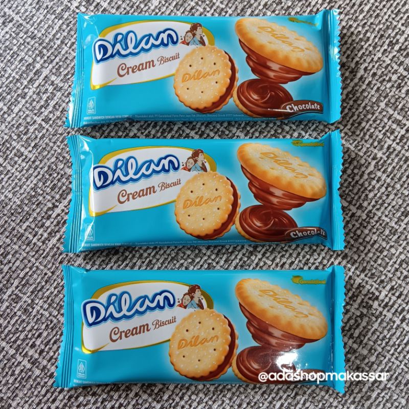 Dilan Chocolate Biscuit Cream / Dilan Cookies Choco Chip (6 pcs ...