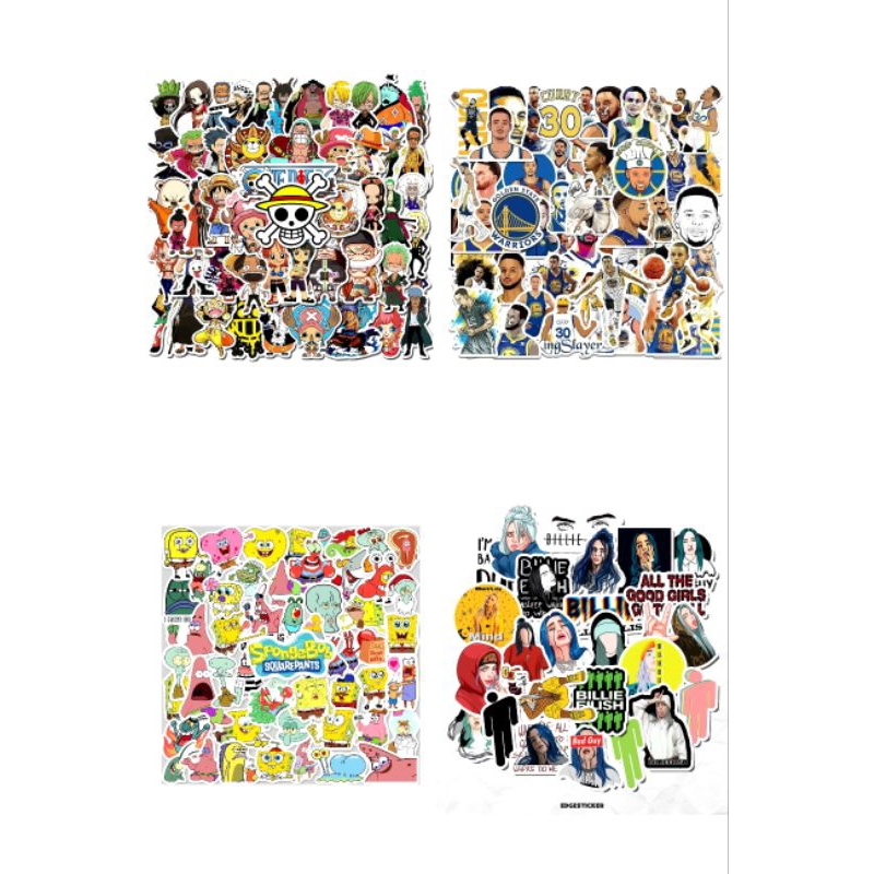 Sticker pack set of 50 water proof | Shopee Malaysia