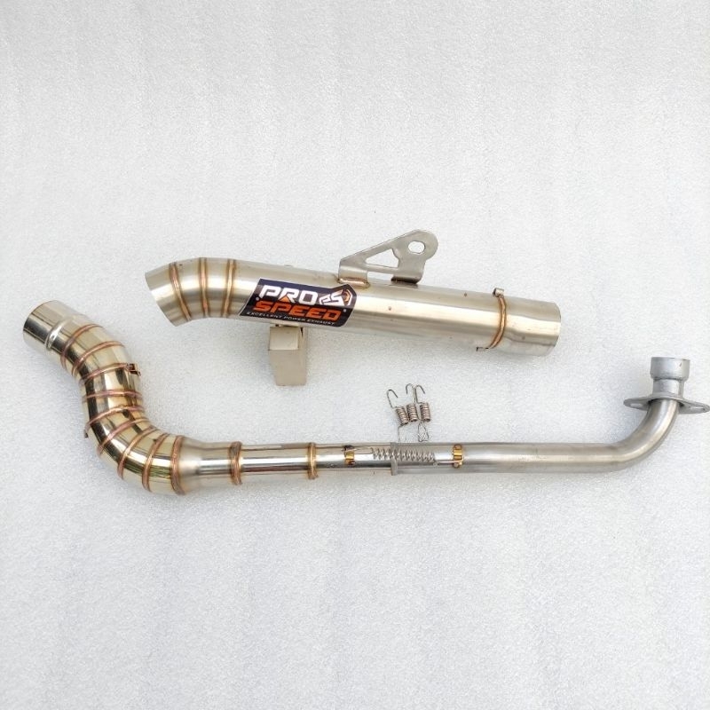 Pro speed super open canister 51mm 1set and big elbow for xrm 110 125 ...