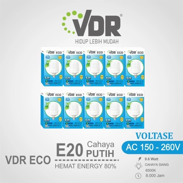 Vdr ECOBRIGHT 20 WATT CAPSUL LED LIGHTS / BULB - 10 PCS | Shopee Malaysia