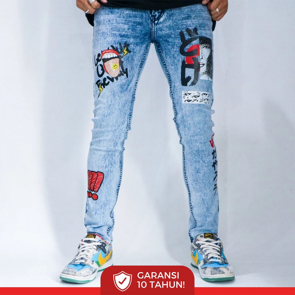 Papago - Men's Skinny Slimfit Jeans - Doke | Shopee Malaysia