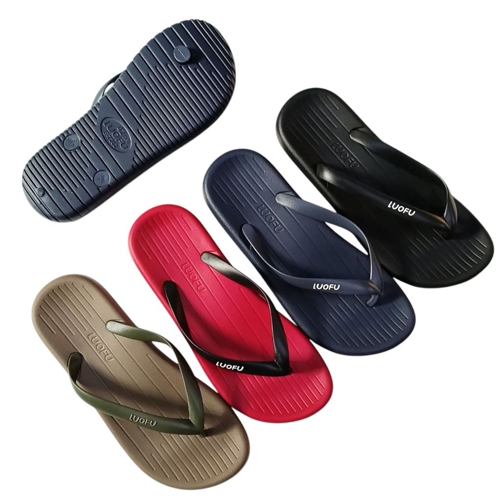 Luofu Men's Eva Rubber Jelly Flip-flops E7202-NEW J2W [G02] | Shopee ...
