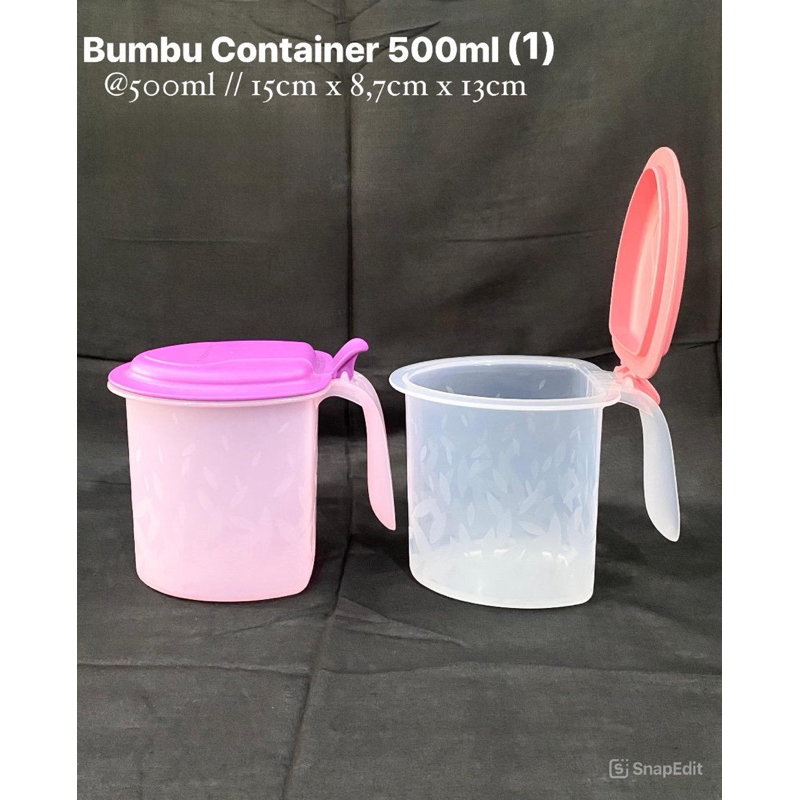 Original Tupperware 500ml Container Seasoning | Shopee Malaysia
