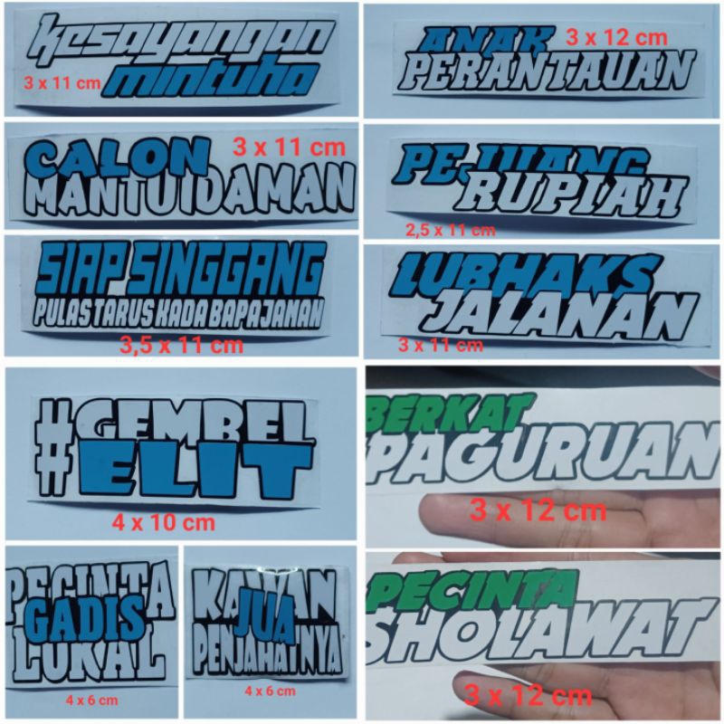 Banjar words Sticker vol.2 | Shopee Malaysia