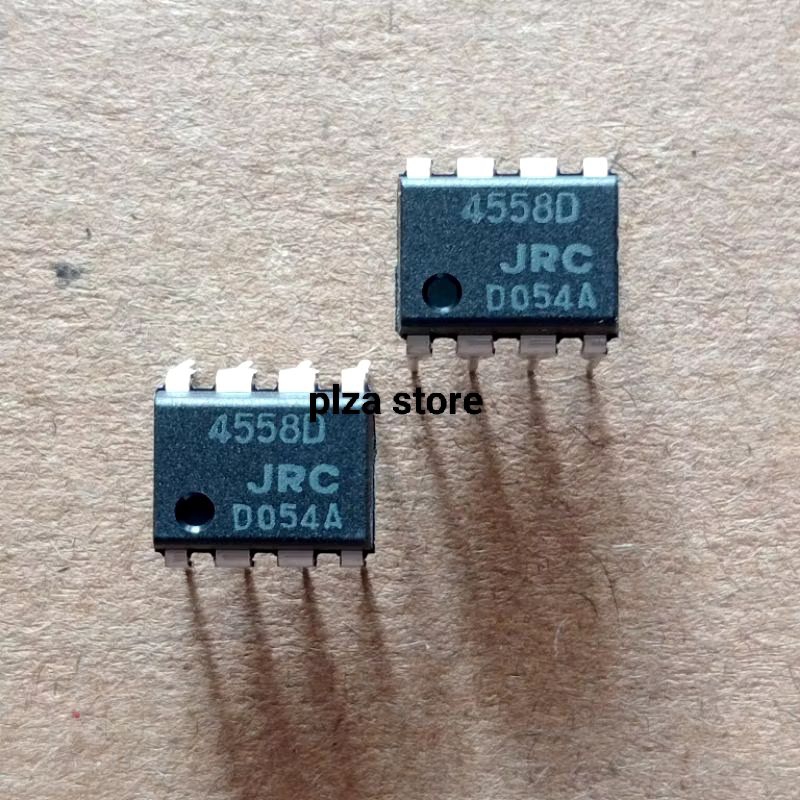 Ic JRC4558D JRC4558 ORIGINAL PRODUCT ORDINARY DUAL OP AMP IC USED FOR IC INPUT BALANCE POWER ...