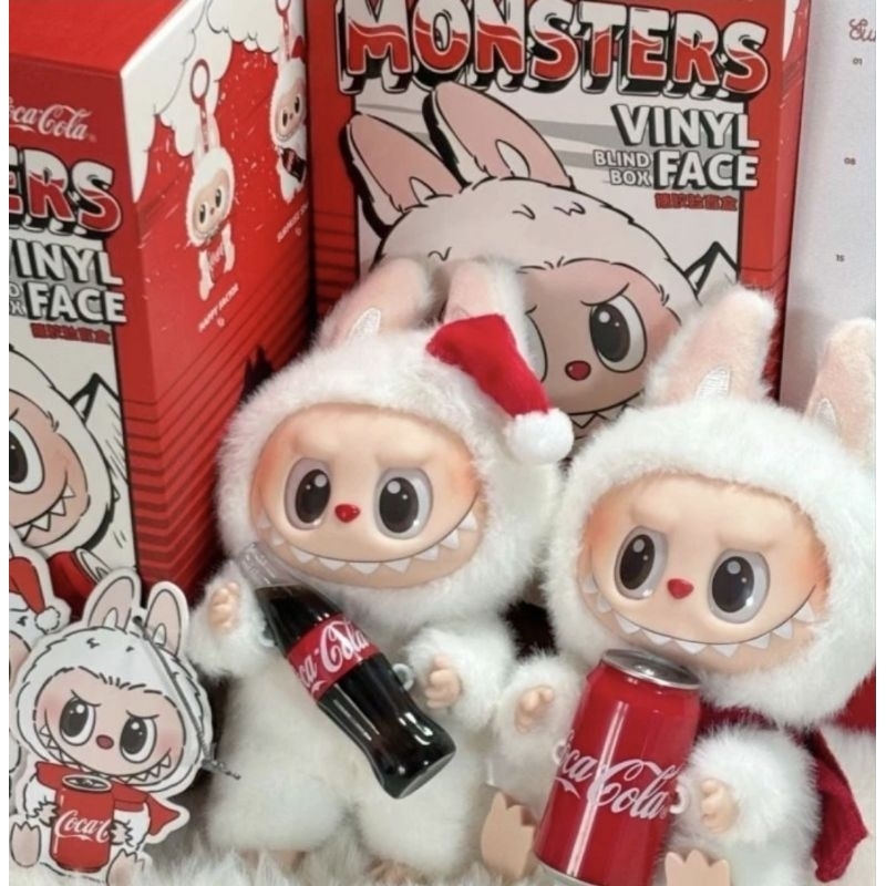 Pop Mart The Monsters Labubu X Coca Cola Vinyl Face Keychain Plush Ori ...