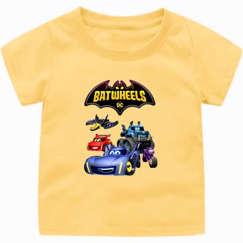 Jojo Clothing Boys' T-shirt with Batwheels image, combed cotton ...