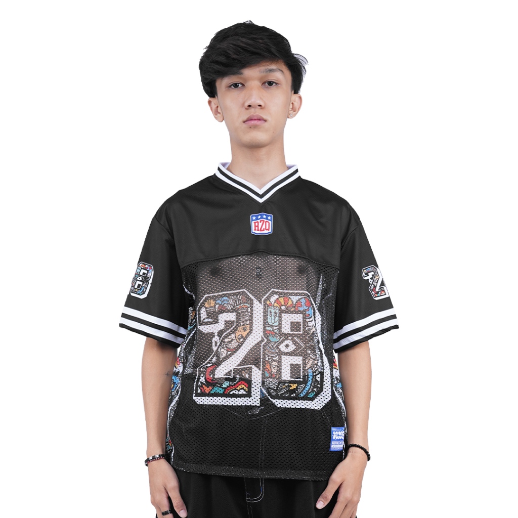 Rzq / 28 / Oversize MIX SERIES / Jersey / Mesh / Oversize / Streetwear ...