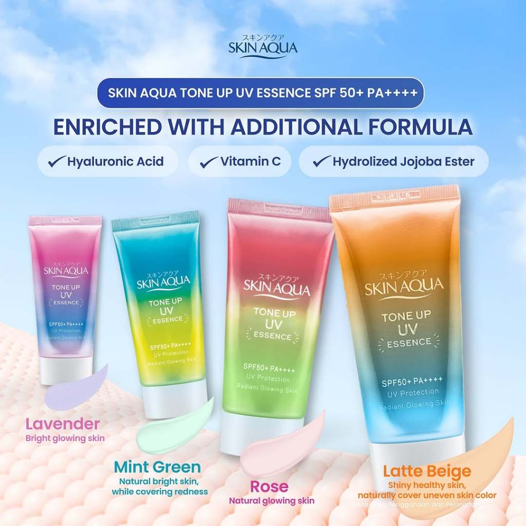 Skin Aqua Tone Up UV Essence SPF50+PA+++ - Sunscreen UV Protection ...