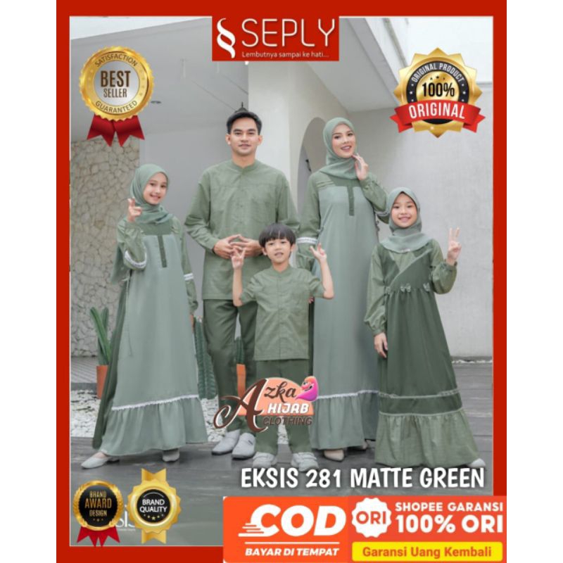 Seply SARIMBIT FAMILY 2025 EXIST 281 MATTE GREEN SEPLY ORIGINAL / BAJU ...