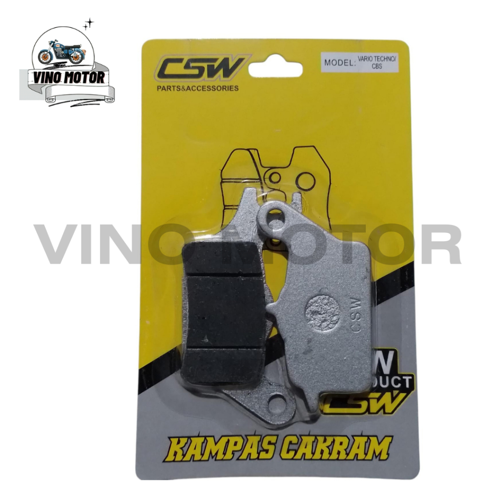 Disped DISCPAD CSW DISC FRONT BRAKE CAMP VARIO CBS TECHNO CSW ORIGINAL ...