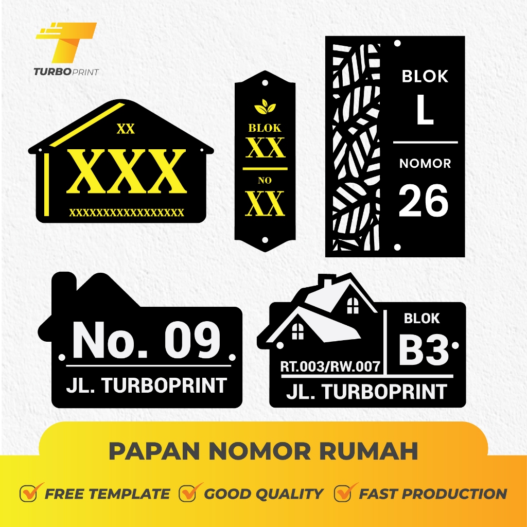 HOUSE NUMBER SIGN BOARD / SIGN NO LARGE HOUSE SIGN / ACRYLIC PRINT ...