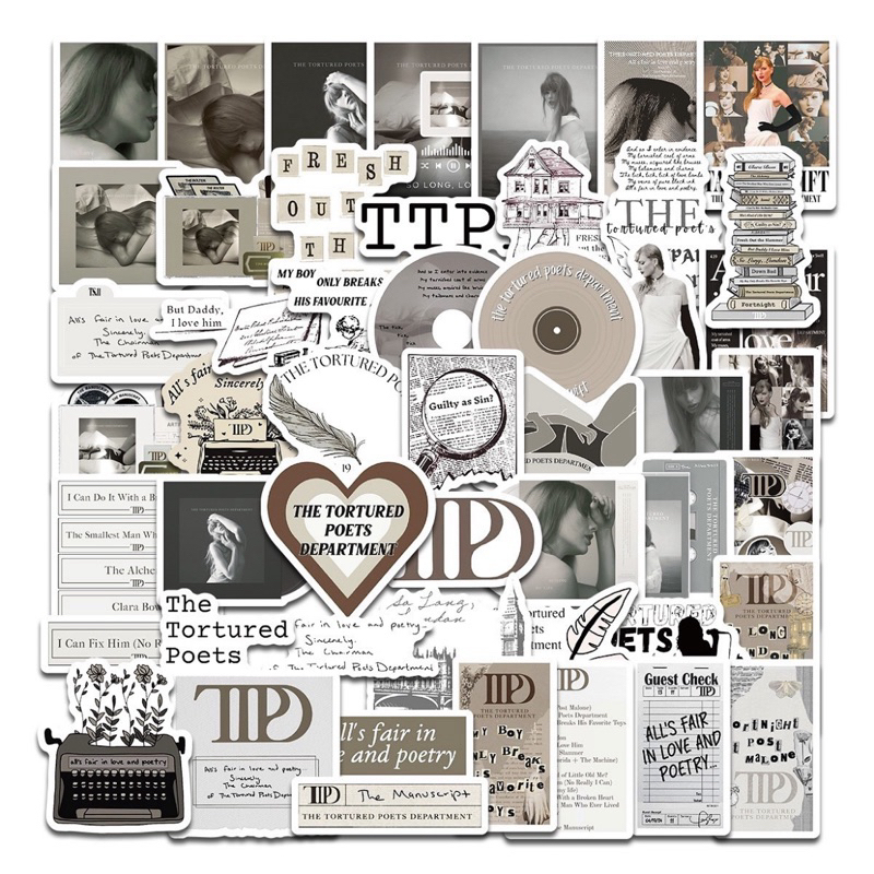 50 Pcs TTPD Stickers (not repeated) | Shopee Malaysia