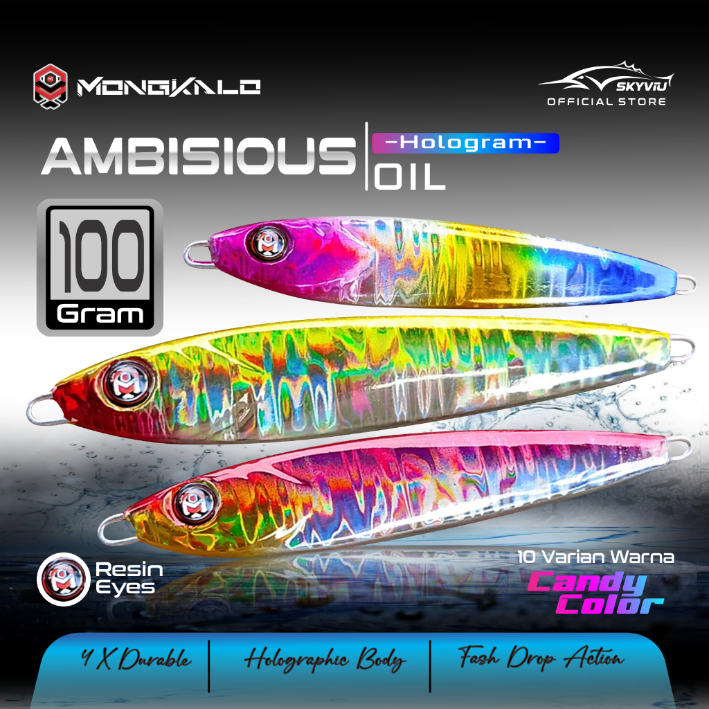 Metal Jig 100 gram Metaljig Mongkalo Ambisous Micro Jig Microjig Micro Jig Sea Bait Microjig ...