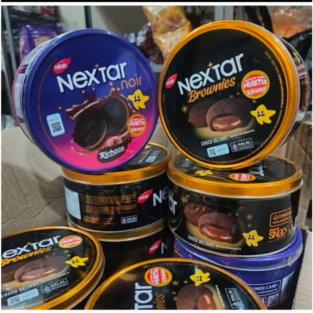 Nabati Nextar cans 160g Nastar cookies biscuits filled with pineapple ...
