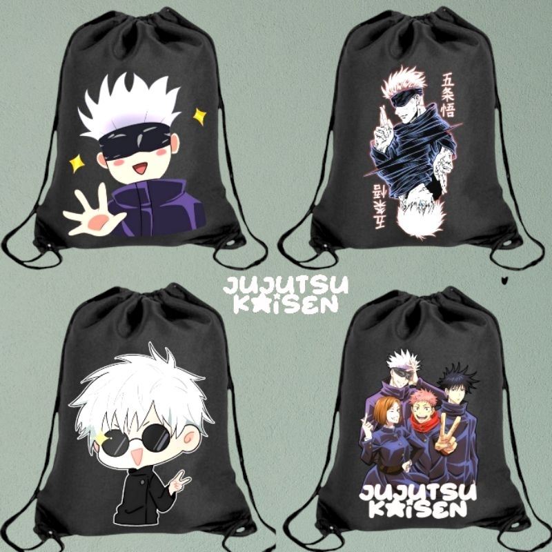Anime Gojo Satoru Series Jujutsu Kaisen Drawstring Bag / Premium ...