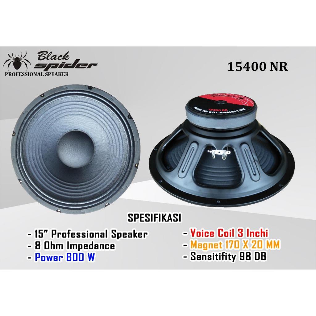 Speaker Black Spider 15 Inch 15400MB BS 15 15400 MB Black Spider ORI ...