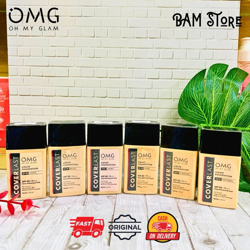 Omg OH MY GLAM COVERLAST LIQUID FOUNDATION 25ML - FOUNDATION OMG ...