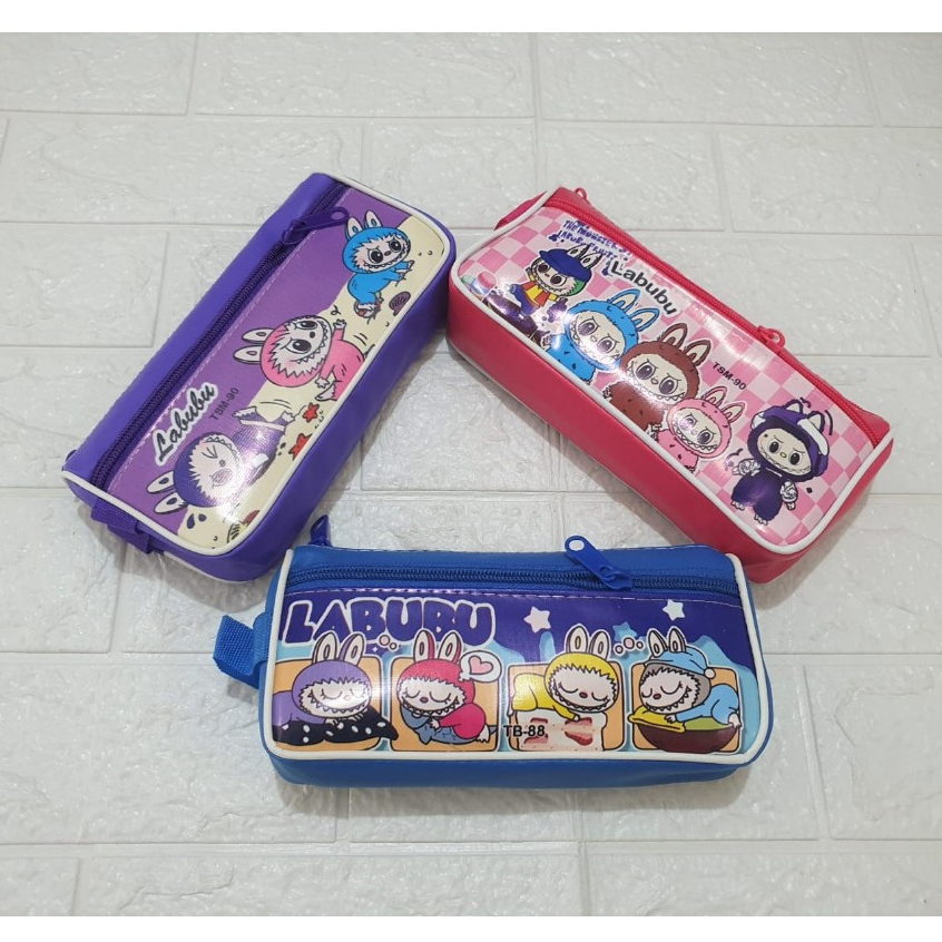LABUBU 2 ZIPPER FABRIC Pencil BOX / Pencil Case | Shopee Malaysia