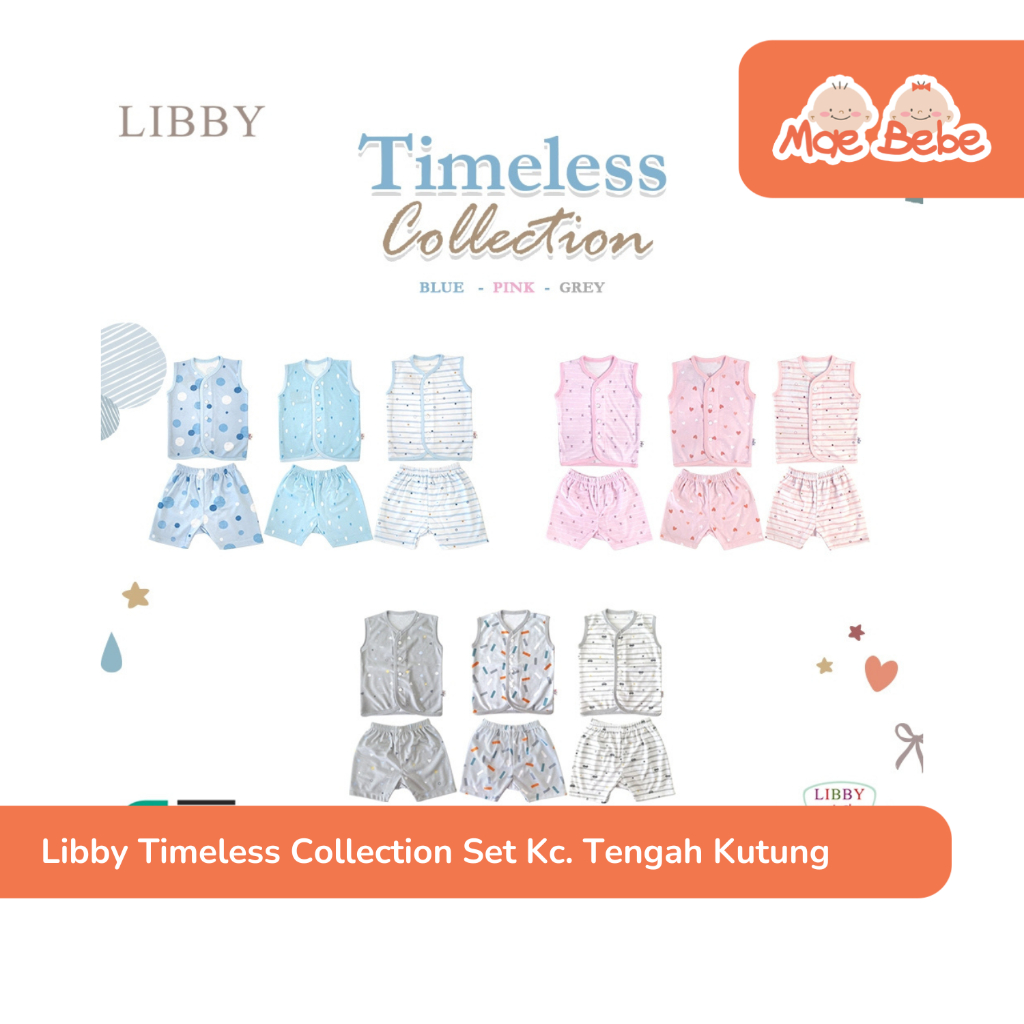 Libby Timeless Collection Children's Singlet Middle Button Suit with ...