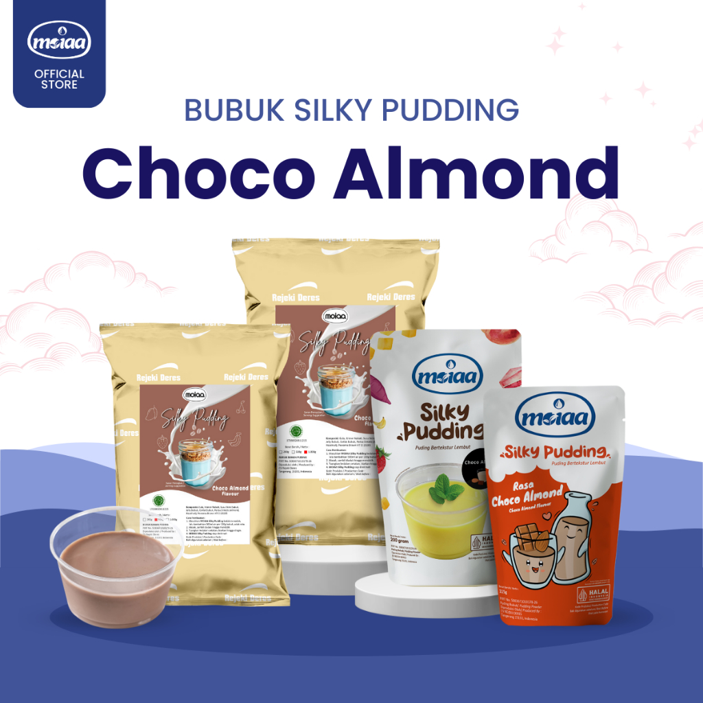 Moiaa - Silky Pudding MOIAA Chocolate Almond 200g - Choco Almond Powder ...