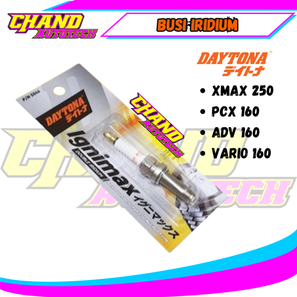 Double Iridium Spark Plugs Daytona PCX 160 Xmax 250 Vario 160 Adv 160 Cbr 250 RR Racing Spark ...