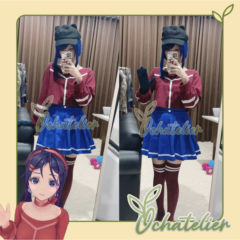 Mita Miside Cosplay Costume Sweater Cappie Game | Shopee Malaysia