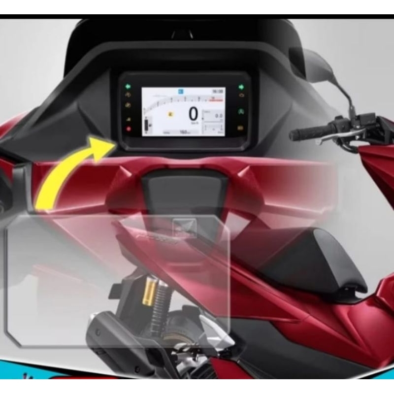 Honda PCX 160 ROADSYNC 2025 clear speedometer anti-scratch sticker ...